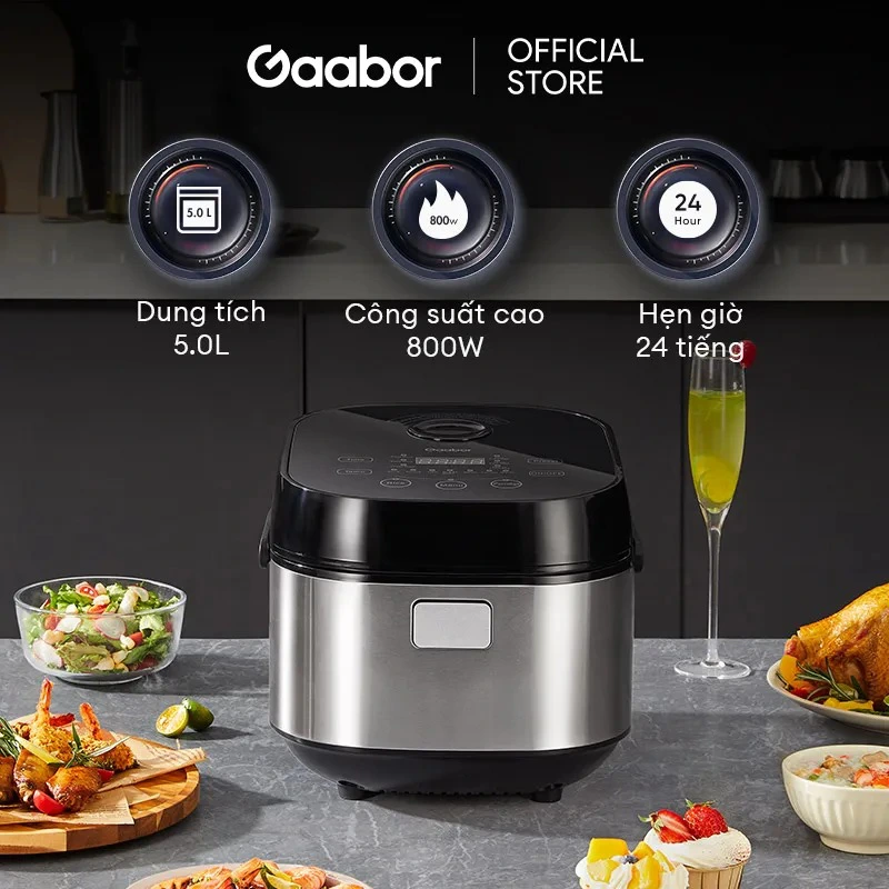 Nồi cơm điện tử 1.5 lít Gaabor GR-S50D